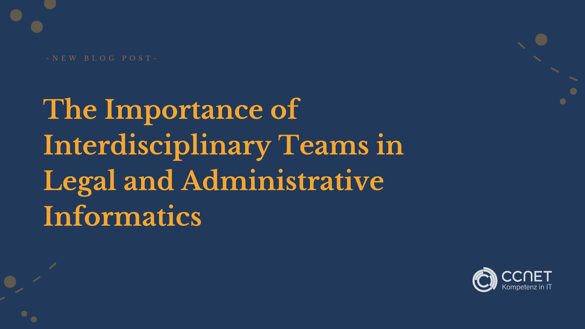 Importance of Interdisciplinary Teams in Legal Informatics