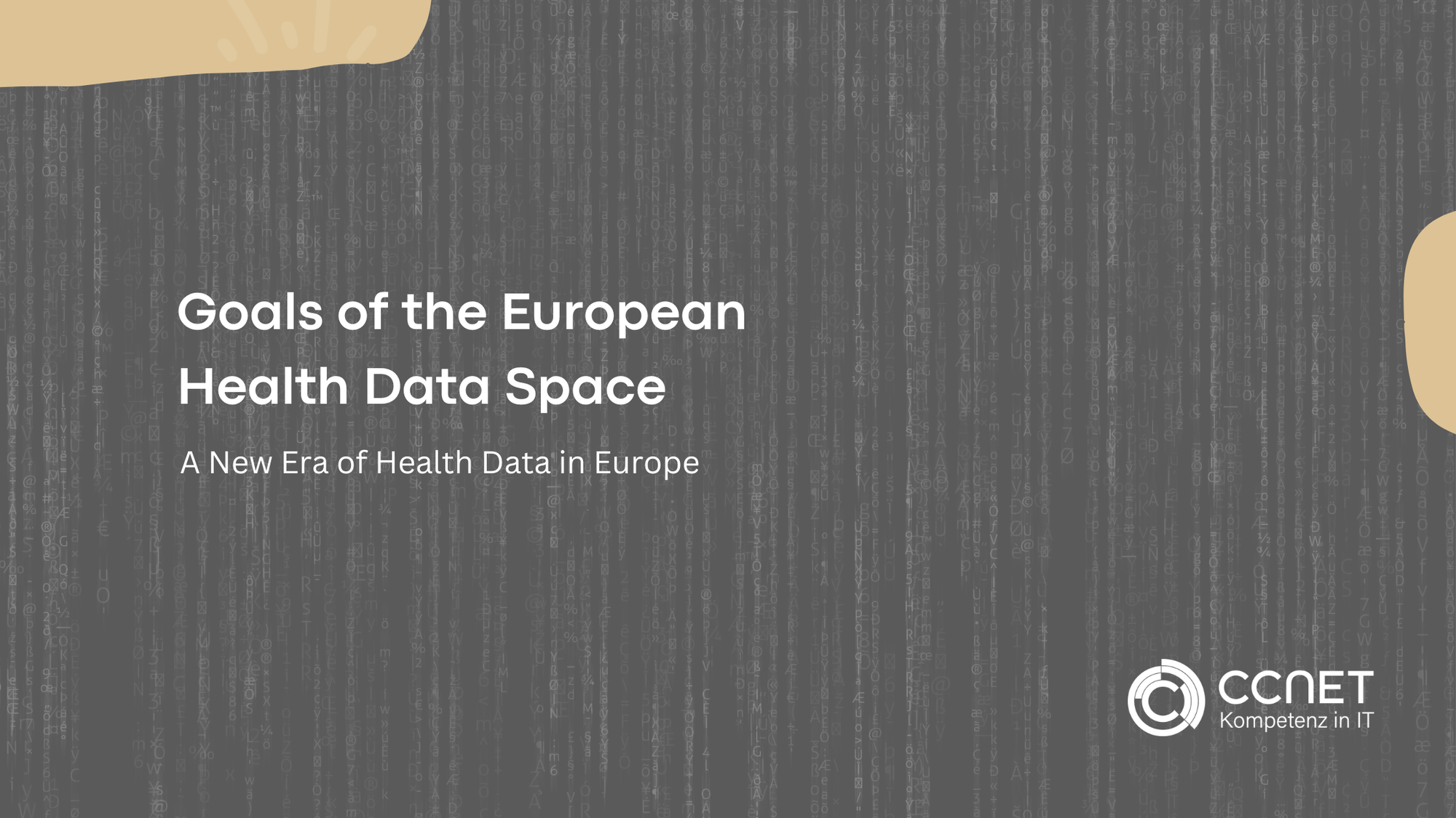 Goals of the European Health Data Space